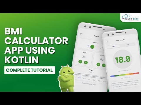 Learn First Kotlin App How to Create BMI Calculator | Kotlin Android Tutorial - Mind Luster