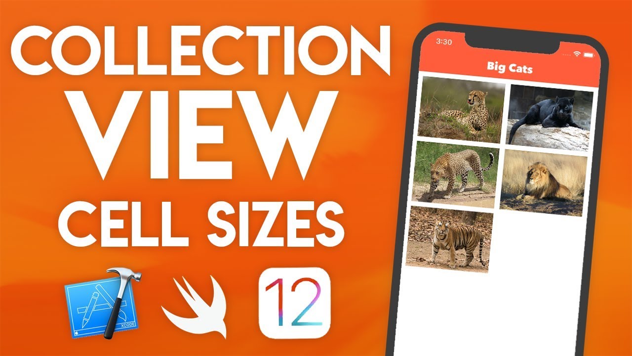 Swift 4.2 Xcode Tutorial - Collection View Part 2 - iOS 12 Geeky Lemon Development