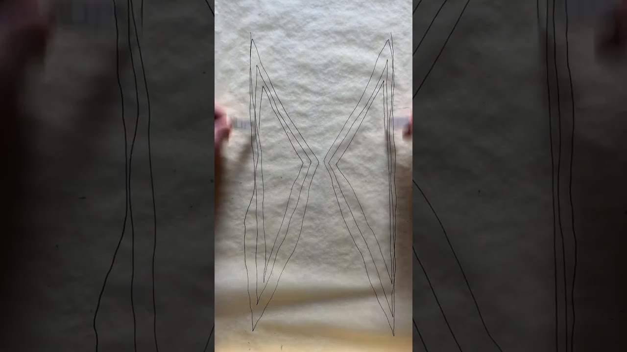 Sketching Practice - Brain Training Triangles #brainexercise #art