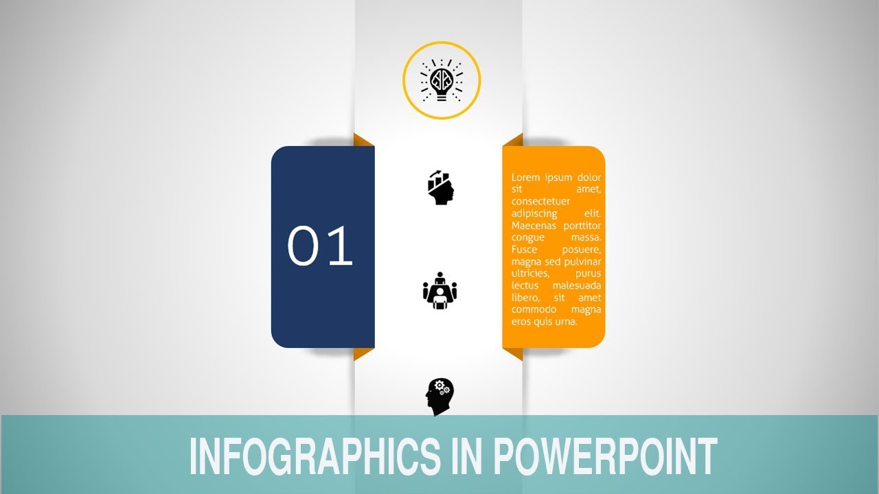 Create 4 Step Rectangular Infographic slide in PowerPoint