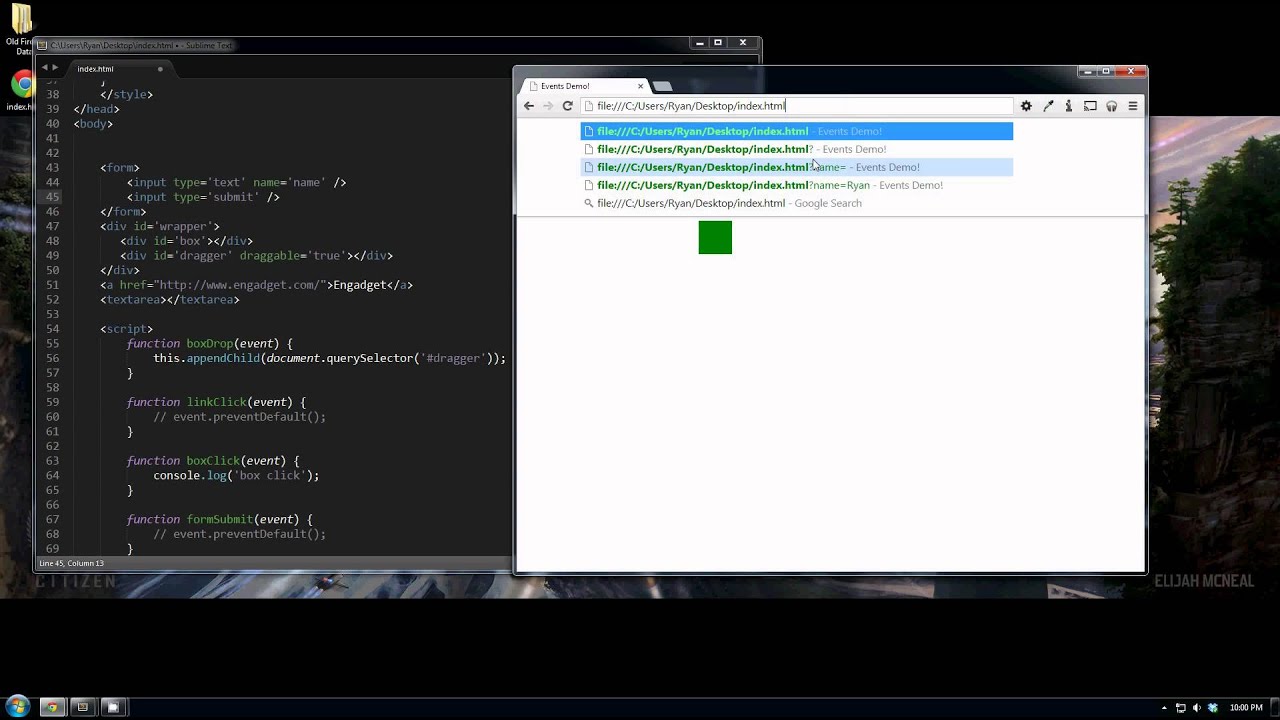 JavaScript Events - Part 2 - preventDefault()