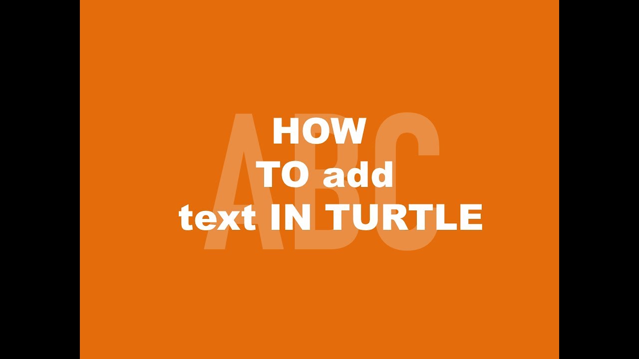 PYTHON-TURTLE-WRITING TEXT