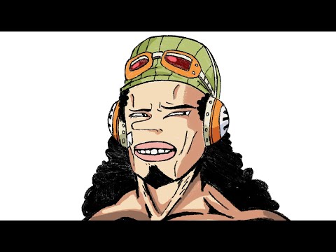 Post timeskip Usopp was built different. Quick scribbles. #onepiece #usopp #anime