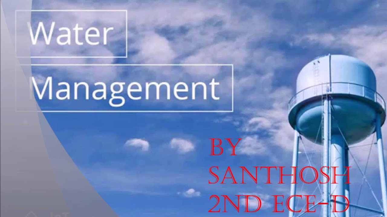 Water Resources- A sample presentation