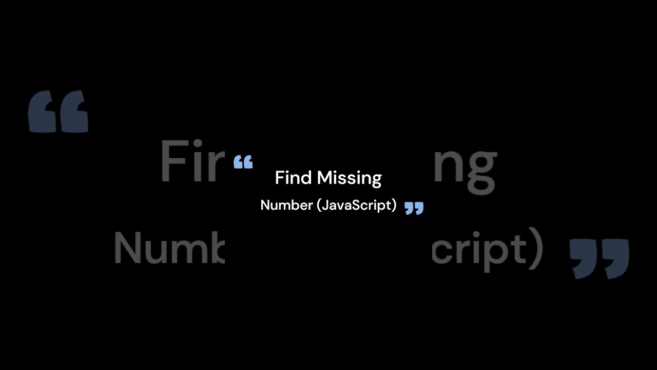 Find Missing Number | Beginner vs Pro Challenge 3 #javascript #coding #codingchallenge #shorts #code
