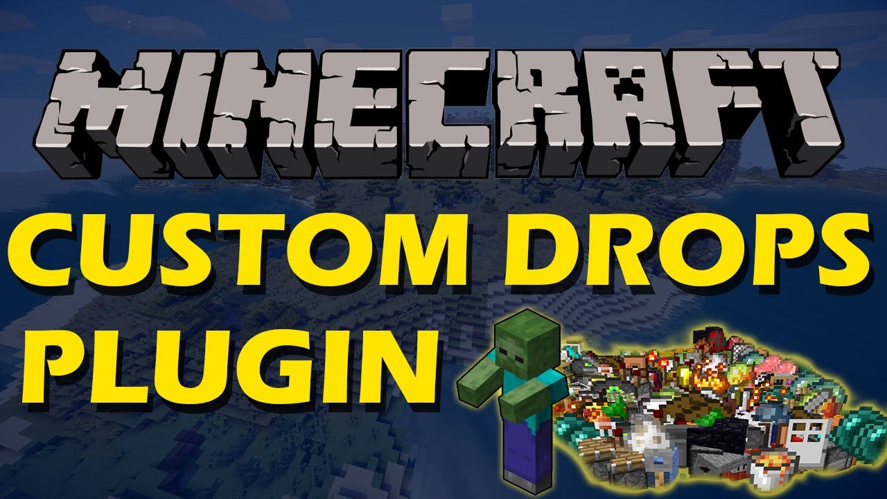Customise mob and block drops in Minecraft with Custom Drops Plugin