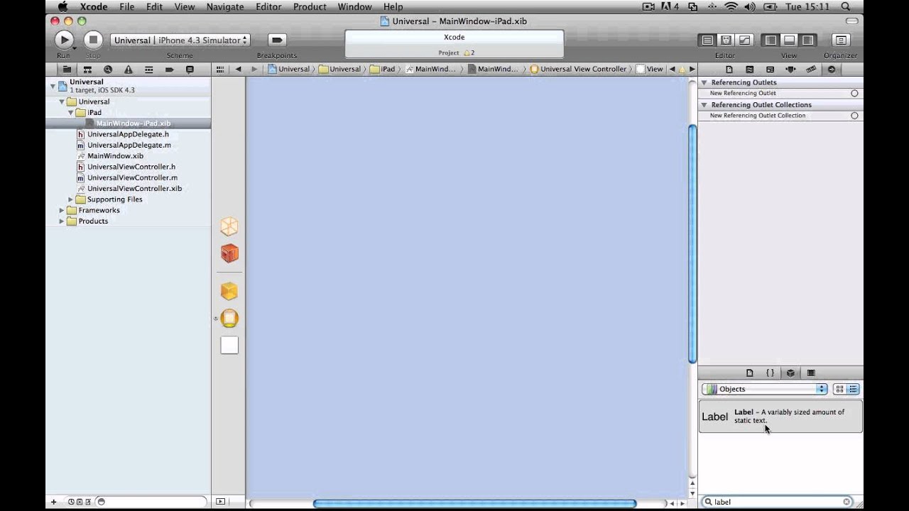 XCode 4 Tutorial Universal Application - ZenCoreDev