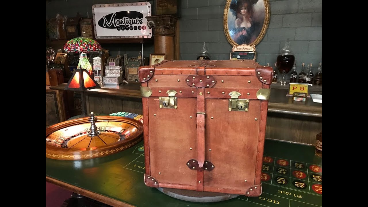Leather Storage Chest Trunk SOLD