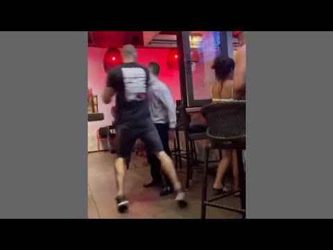 Joe Schilling Knocks the Drunk Guy at the Bar OUT COLD!