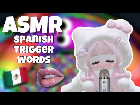 Roblox ASMR | Spanish trigger words for your relaxation 🇲🇽 + mouth sounds and breathy whispers