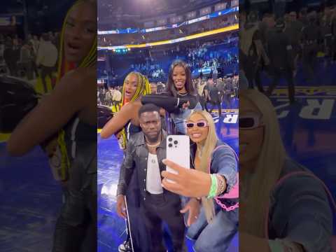 The W ladies were clowning Kevin Hart about his height 🤣