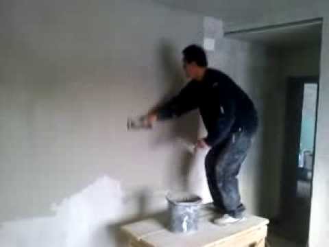 How to finish a wall with plaster materials