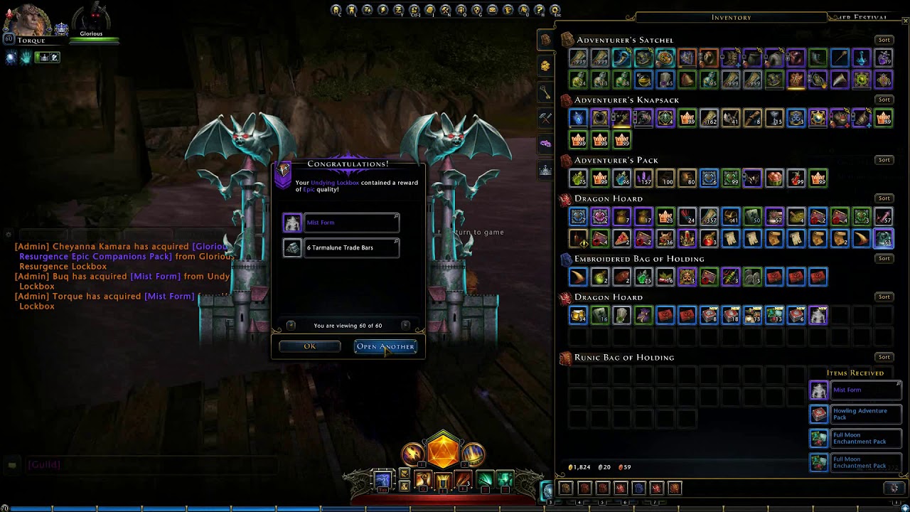 Neverwinter Opening 103 Undying Lockbox