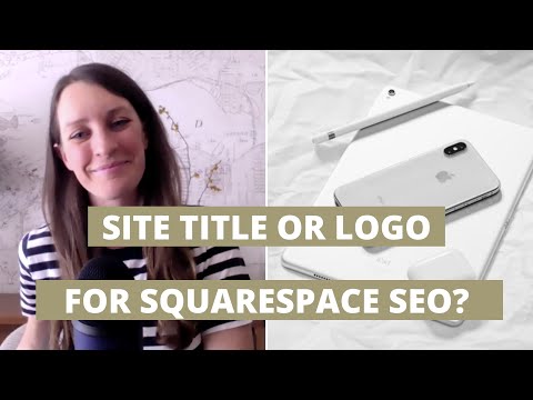 The difference between a site title and a logo for Squarespace SEO