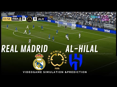 Real Madrid vs. Al Hilal 2025 FIFA Club World Cup Full Match Simulation and Prediction