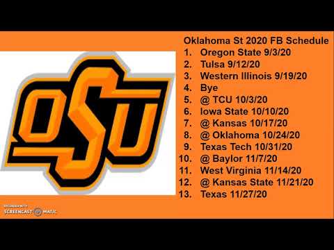Oklahoma State Football 2020 Schedule Breakdown