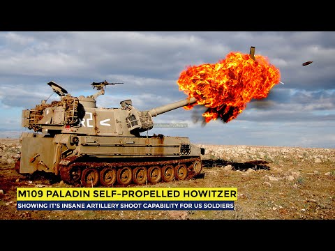 M109 Paladin Self-Propelled Howitzer Showing it's Insane Artillery Shoot Capability for US Soldiers