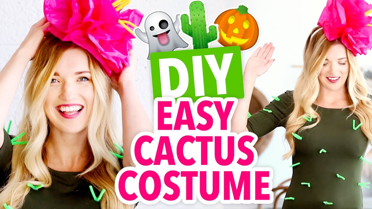 DIY Last-Minute Cactus Costume | DIY Halloween Costumes
