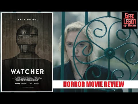 WATCHER ( 2022 Maika Monroe ) Hitchcockian Serial Killer Thriller Horror Movie Review