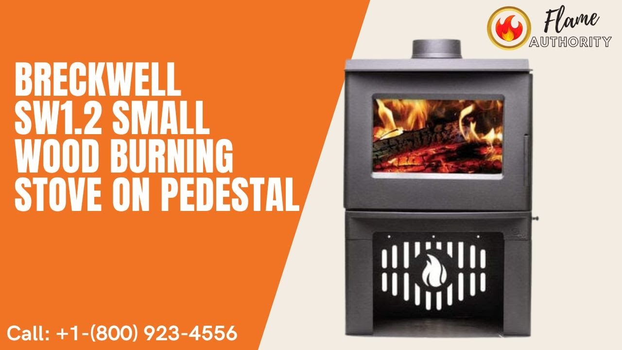 Breckwell SW1.2 Small Wood Burning Stove on Pedestal