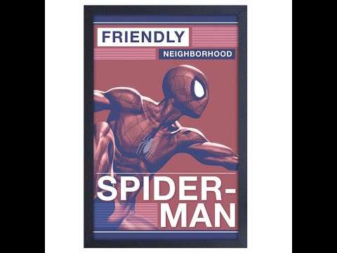 Spider-Man Friendly Framed Art Print