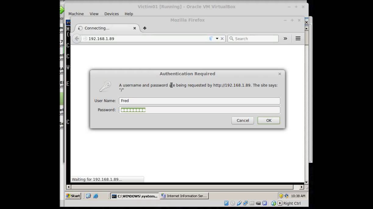 Hacking - How to setup Basic Authentication on a Windows Server