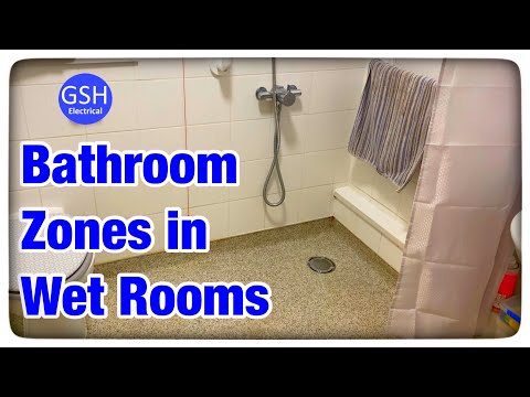 Bathroom Zones in a Wet Rooms Explained - Fixed Water Outlet and Calculating Zone 0 and Zone 1