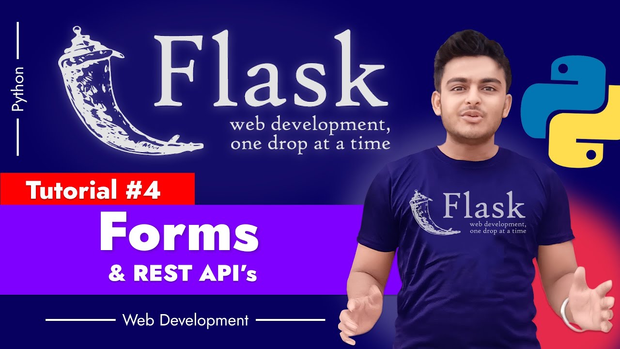 Input Forms and Rest Apis Tutorial #4 | Flask Web Development | #python  #flask