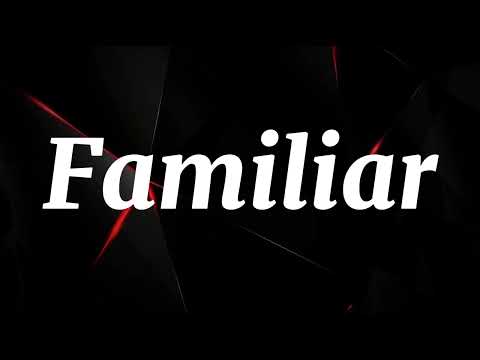 What Does FAMILIAR Means || Meanings And Definitions in ENGLISH