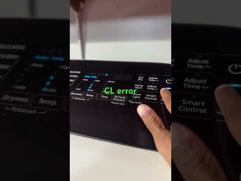 Samsung dryer CL error code #error #code #errorcode
