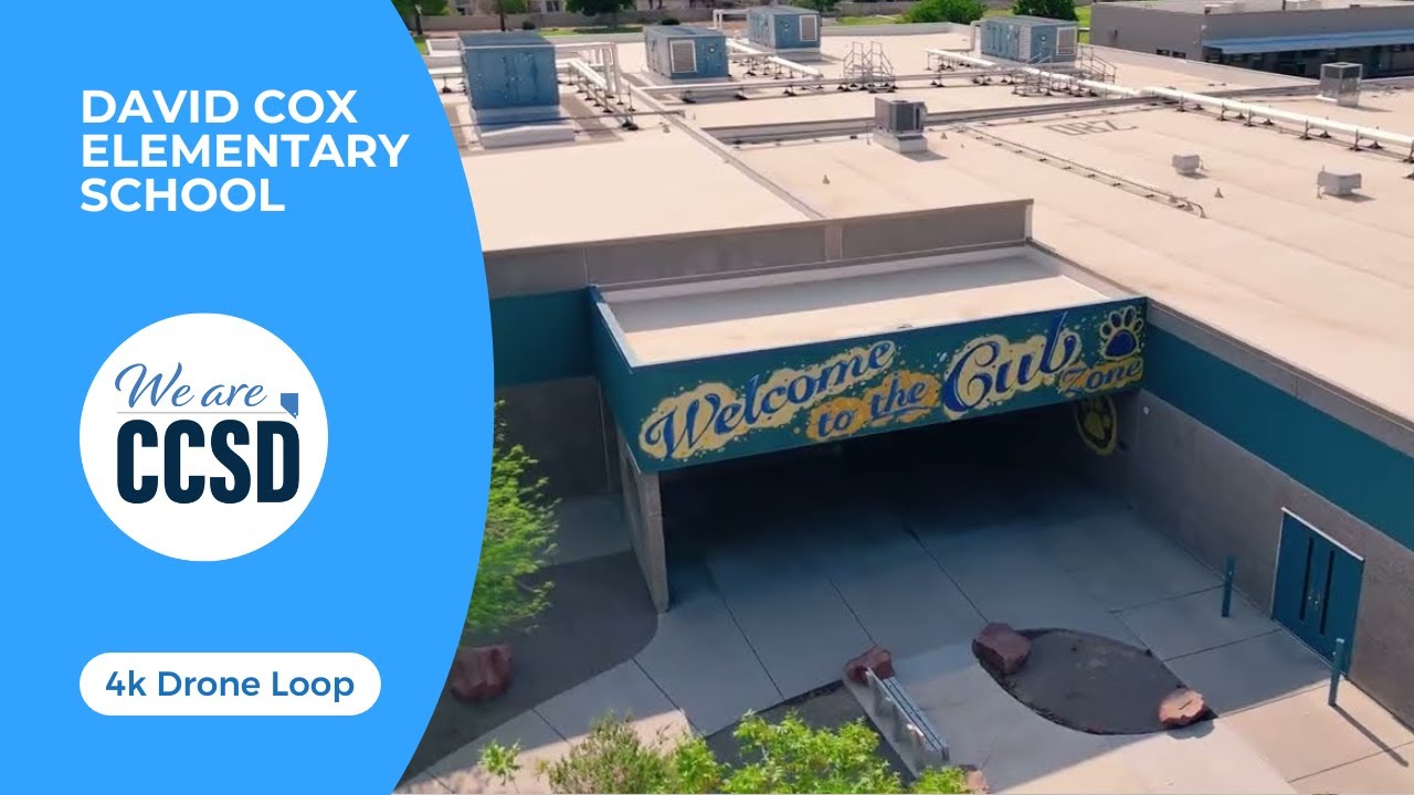 David M. Cox Elementary School - 4k Drone Loop