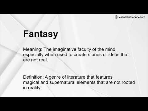 Fantasy Meaning