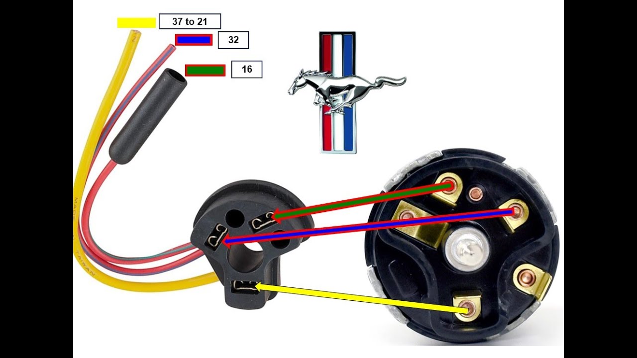 1965 1966 Mustang Ignition Switch and Start Circuit Explained