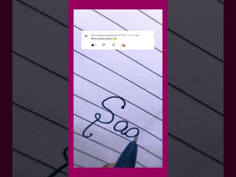 Saanvi beautiful name handwriting in English❤❤ || Study purpose || #shorts #Saanvi