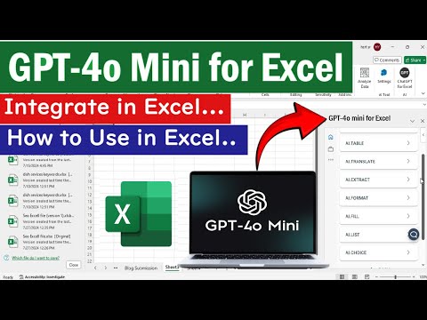 GPT-4o mini in Excel | How to Integrate and Use GPT-4o mini into Excel