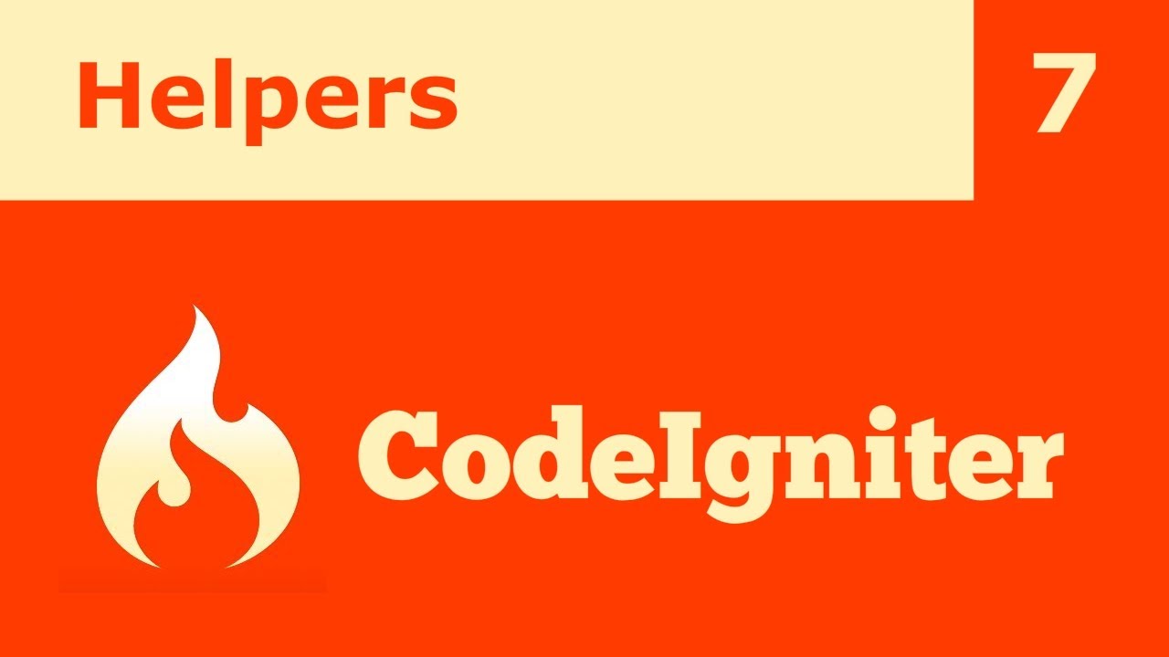 Tutorial CodeIgniter 7: Helpers