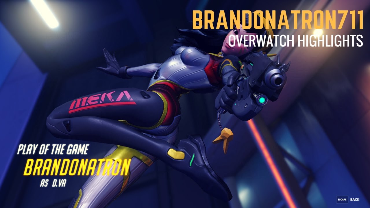 Overwatch Play of the Game - D.Va - Naked and Afraid