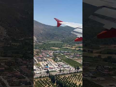 EasyJet A320 Landing into Dalaman Airport #fyp #aviation #turkey #airport #ad #uk #dalaman #easyjet