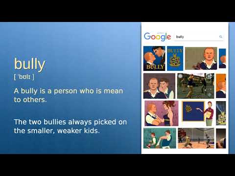 Bully : C1 level english vocabulary lesson, www.LipLix.com
