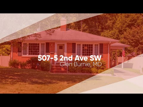 Northern Virginia Real Estate: 507-5 2nd Ave SW, Glen Burnie, MD 21061