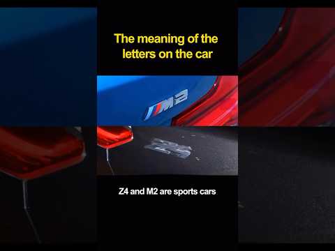 BMW Car Models Meaning #bmw #msport #gt #m2 #m5 #bmwm5 #bmwm