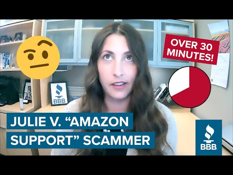 Julie V. "Amazon Support" Scammer (LONGEST scam call yet!)