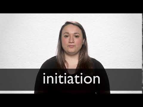 INITIATION definition and meaning | Collins English Dictionary