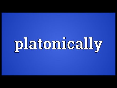 Platonically Meaning