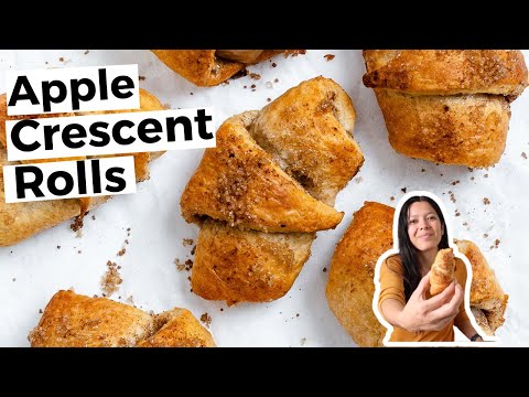 Easy Apple Crescent Rolls | Quick Fall Dessert Recipe 🍏🥐