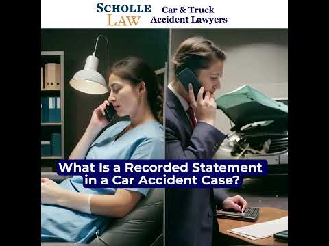 What Is a Recorded Statement in a Car Accident Case?
