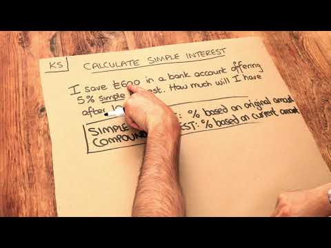 Key Skill - Calculate simple interest.