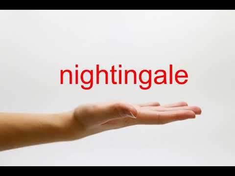 How to Pronounce nightingale - American English