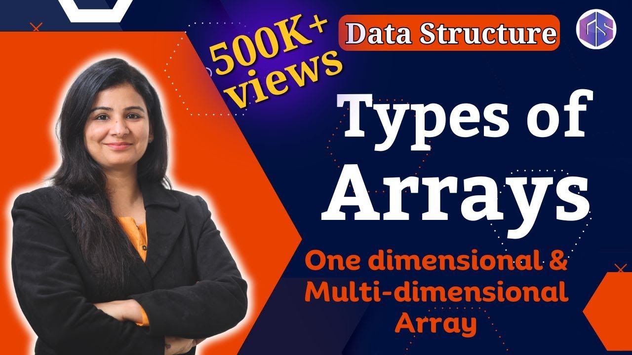 Lec-4: Types of Array | One dimensional & Multi-dimensional Array by #Naina Mam