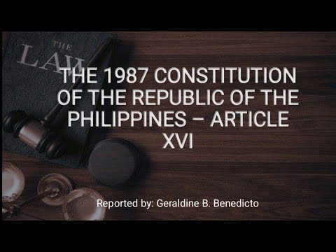 ARTICLE XVI "GENERAL PROVISIONS"
